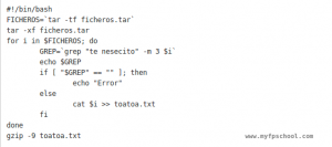 Ejercicios resueltos de shell script | MyFPschool